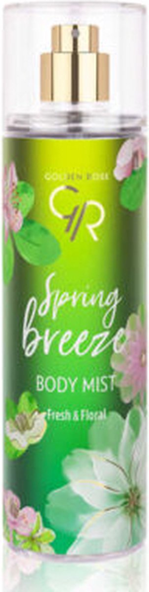 Golden Rose BODY MIST SPRING BREEZE ontspannende ingrediënten van ...